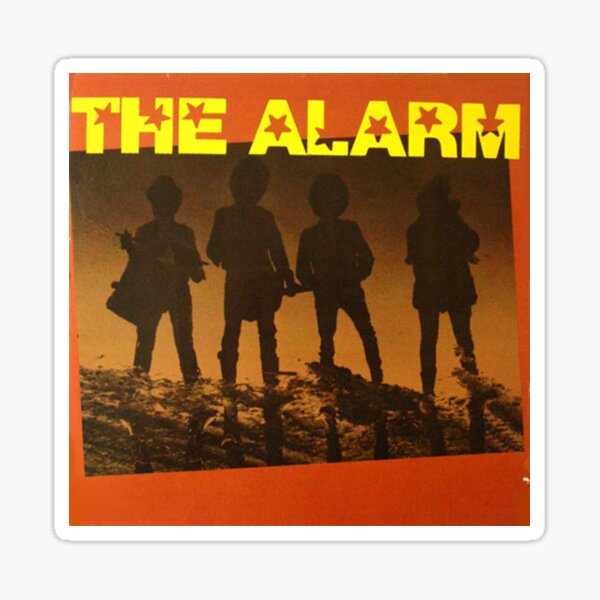 "The Alarm poster The Alarm vintage EP Album flat (1983)" Sticker for ...