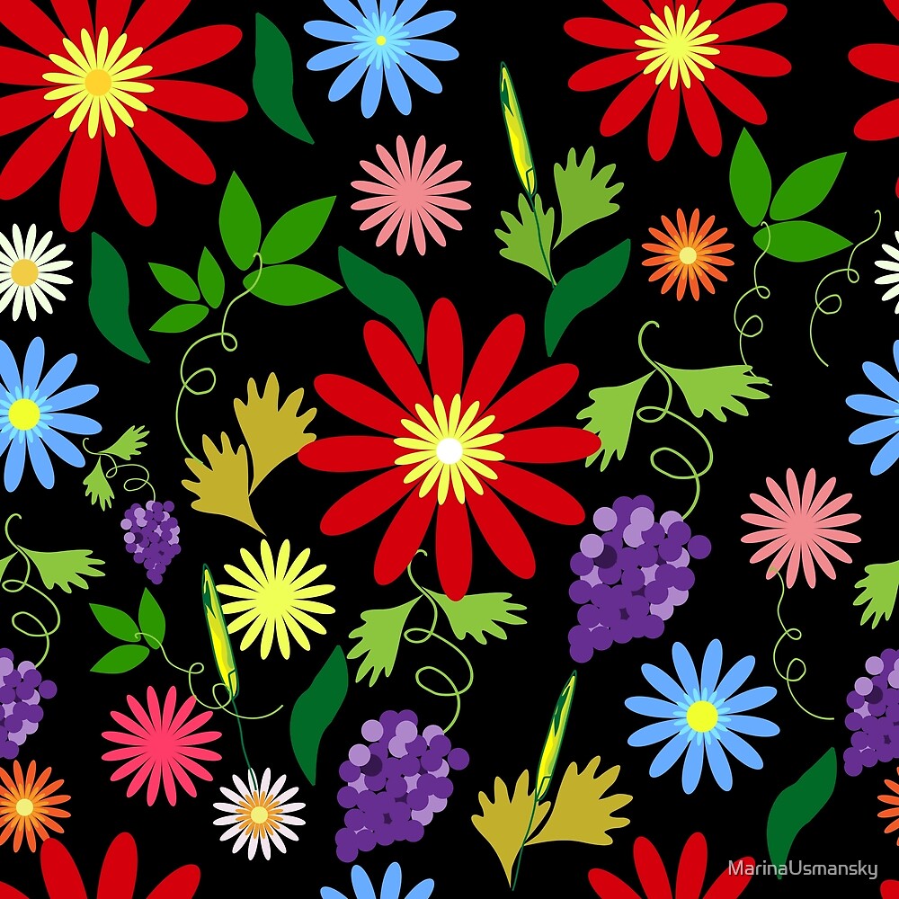 "Folklore background" by MarinaUsmansky | Redbubble