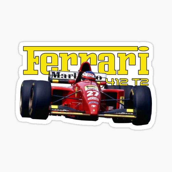 "412 T2 Formula Car" Sticker for Sale by MKD1 | Redbubble