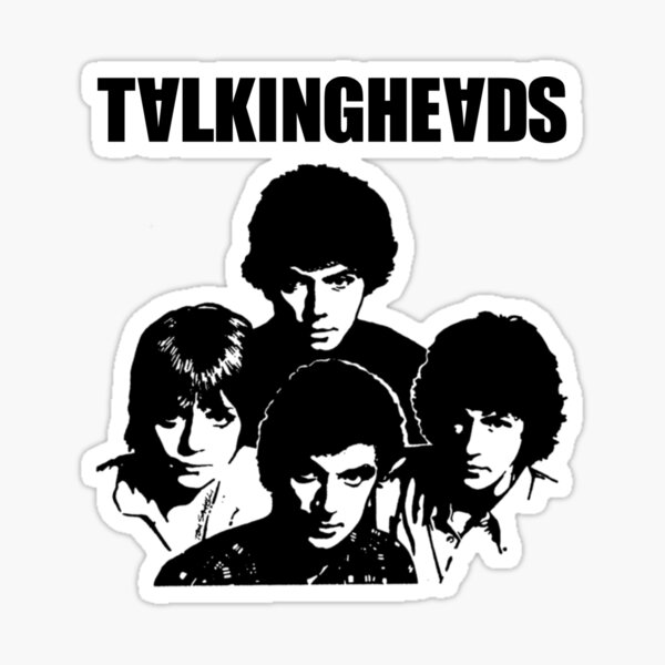 "Talking Heads Band" Sticker for Sale by Gerdesar | Redbubble