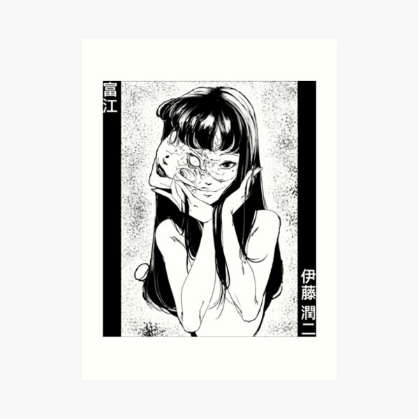 "Tomie (Changeable background!) Junji Ito " Art Print for Sale by ...
