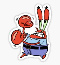 Mr Krabs Stickers | Redbubble