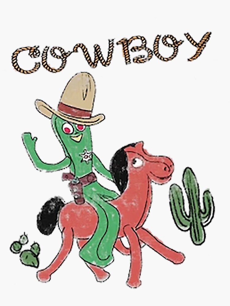 "Cowboy Meme" Sticker for Sale by RyanFunk | Redbubble