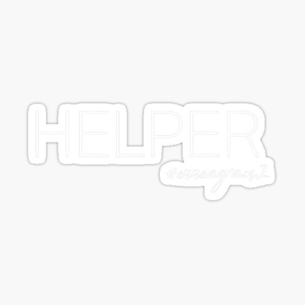 "Enneagram Type 2 Helper" Sticker for Sale by DuyChuott | Redbubble