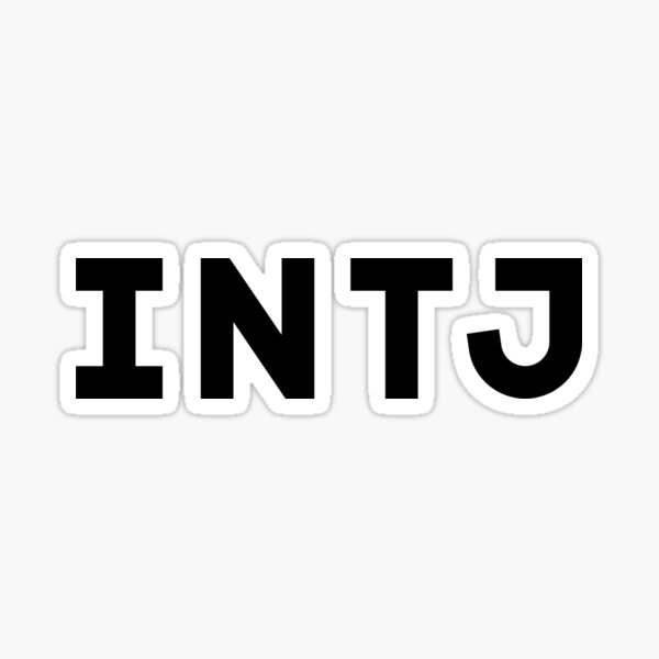 "MBTI - INTJ" Sticker for Sale by Astells-Shop | Redbubble
