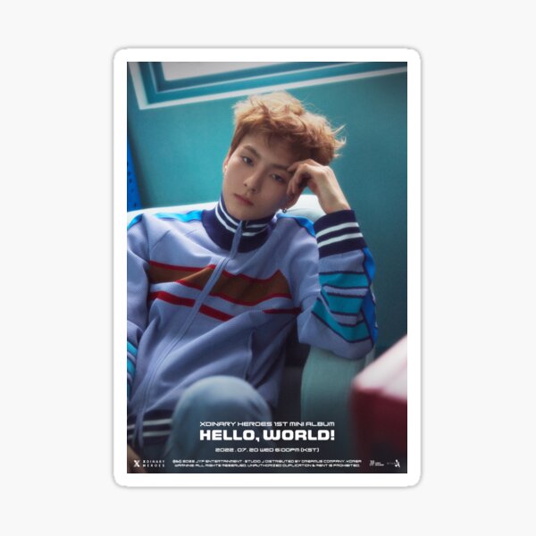 "Xdinary Heroes Ode- Hello, World!" Sticker for Sale by danielletrisha ...