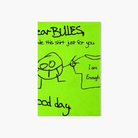 "Dear Bullies" Art Board Print for Sale by rissarae | Redbubble