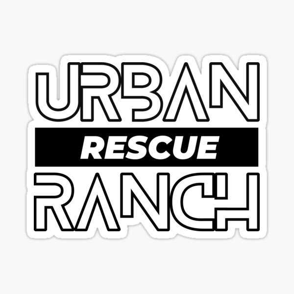 "Urban Rescue Ranch Classic" Sticker for Sale by RandomDel | Redbubble