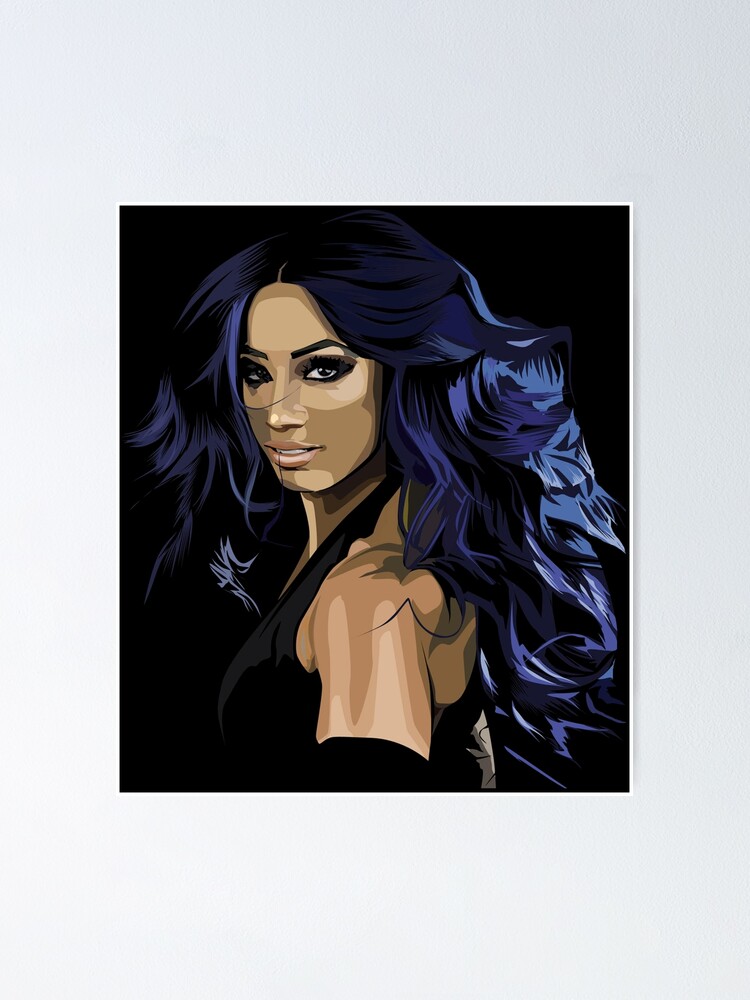 "SASHA BANKS " Poster for Sale by DestineyLesch | Redbubble