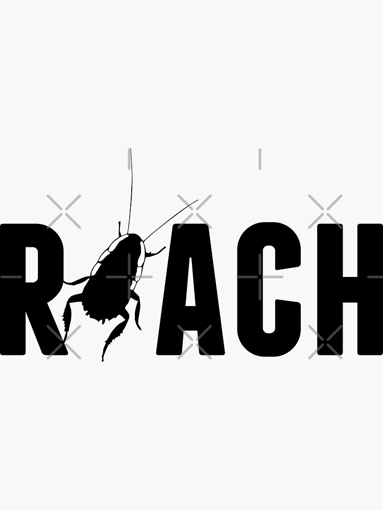 "Roach is the Word" Sticker for Sale by Kiwidom | Redbubble