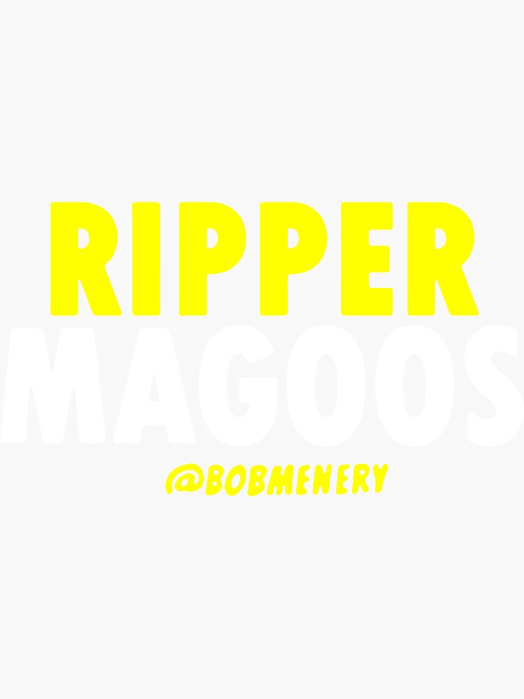 "Ripper Magoos Bob Menery Jersey Shirt(2)" Sticker for Sale by ...