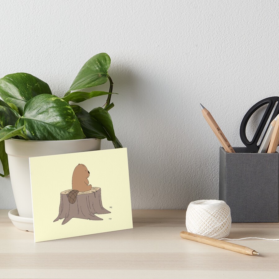 "Sad Beaver" Poster for Sale by MarcosStyLL | Redbubble