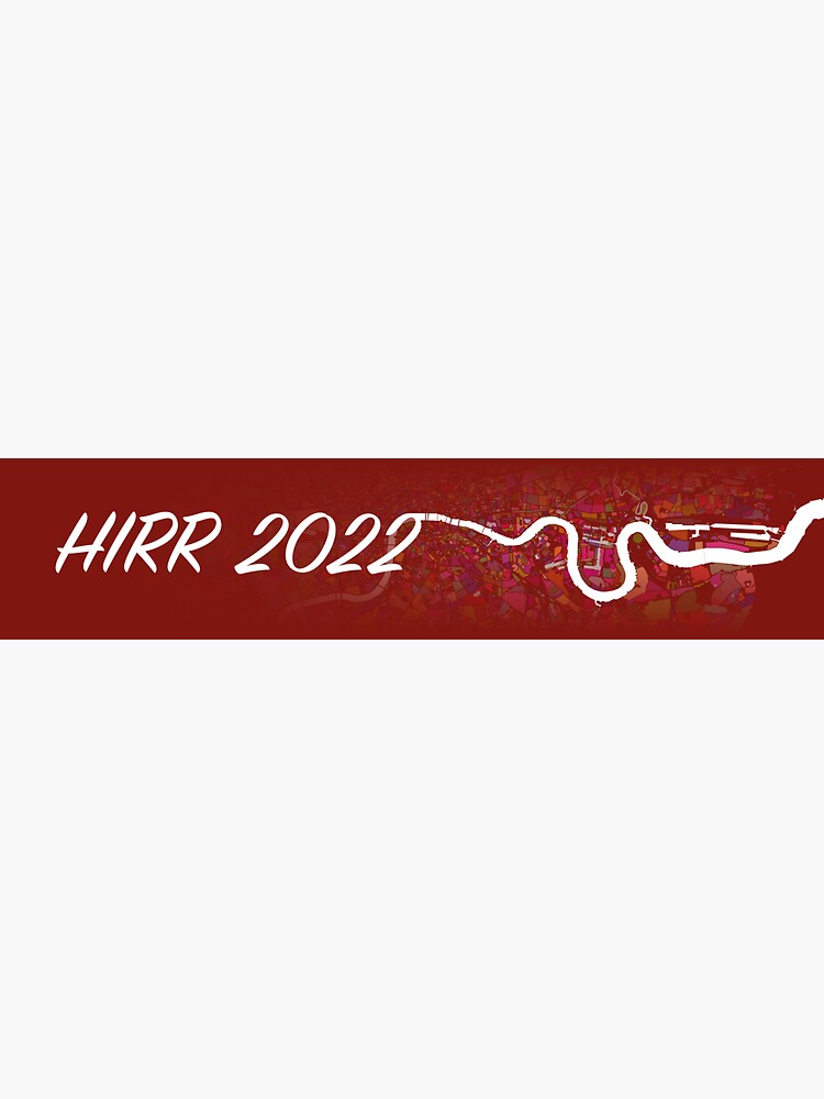 "HIRR 2022 Banner Logo" Sticker for Sale by HIRR2022 | Redbubble
