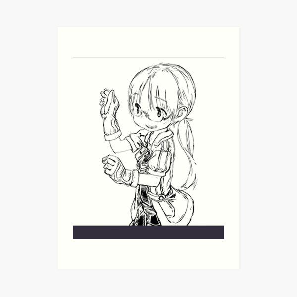 "Design Made In Abyss Riko (Mono)" Art Print for Sale by IgorSommer ...