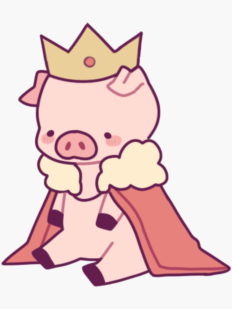 "Techno The Pig" Sticker for Sale by AthleticWolves | Redbubble