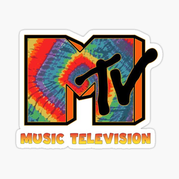 "vintage mtv music television cool design" Sticker for Sale by aimen32 ...