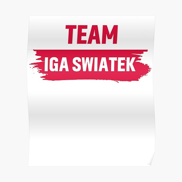 "Graphic For Fan Iga Beautiful Model Swiatek Retro Wave" Poster for ...