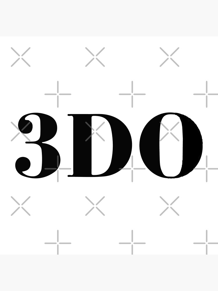 "3DO company logo" Poster for Sale by JustWear5 | Redbubble