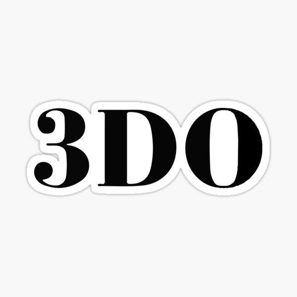 "3DO company logo" Sticker for Sale by JustWear5 | Redbubble
