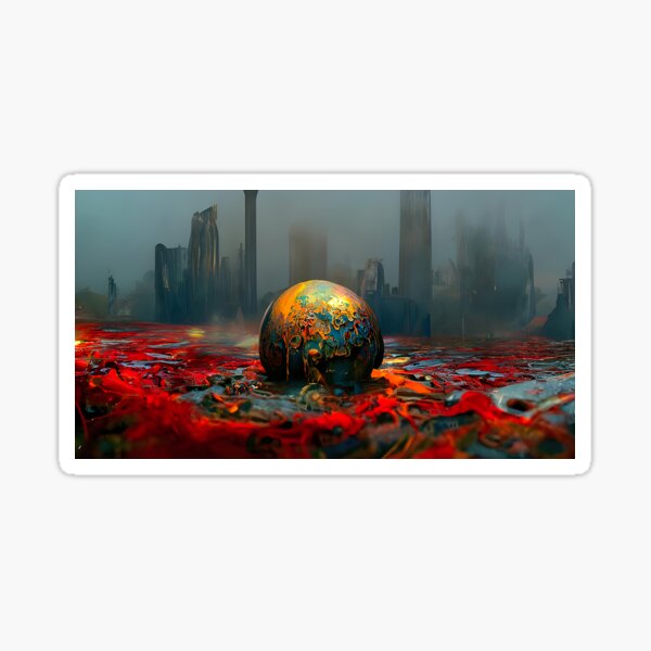 "Apocalypse" Sticker for Sale by KinglnYellow | Redbubble