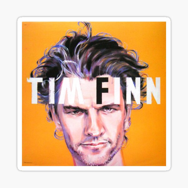 "Tim Finn poster: Tim Finn vintage LP/album flat" Sticker for Sale by ...
