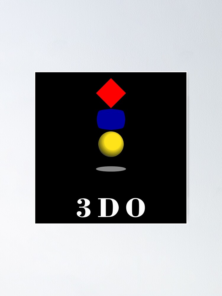 "3DO company logo" Poster for Sale by JustWear5 | Redbubble
