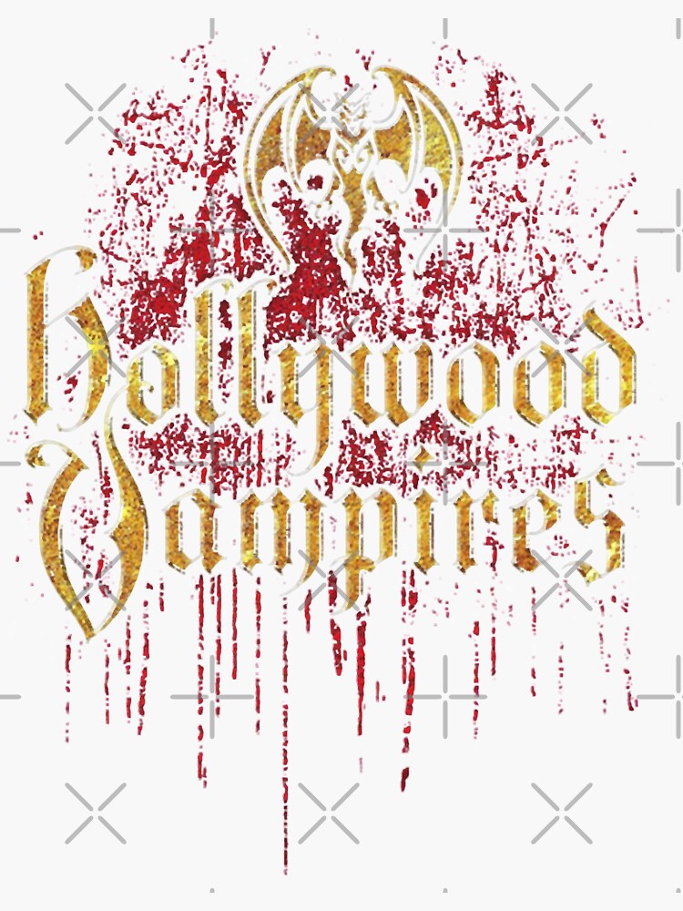 "Vintage Retro Hollywood Vampires Logo Gifts Best Men" Sticker for Sale ...