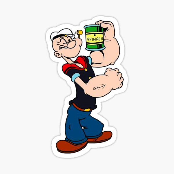 "Popeye" Sticker for Sale by robeercol | Redbubble