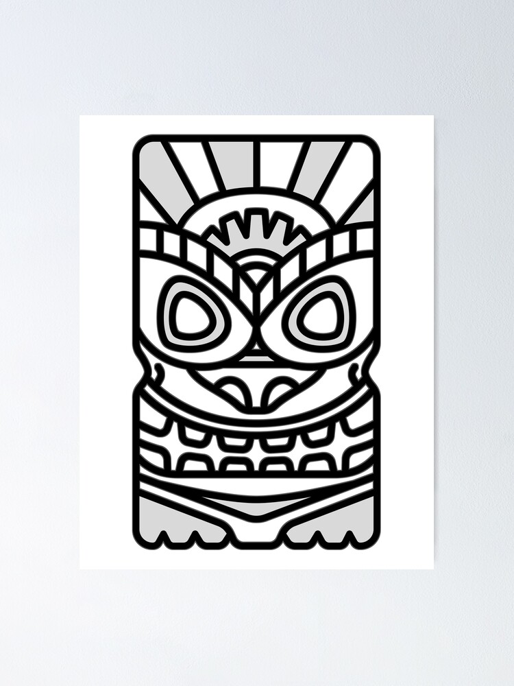 "S2 Simple Totem Design (Ver.4)" Poster for Sale by S-Two | Redbubble