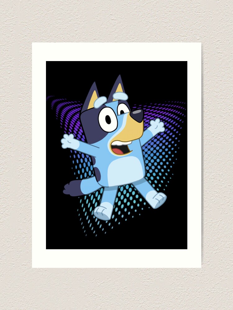 "BLUEY HOT DESIGN T-S" Art Print for Sale by MaxRichardsona | Redbubble