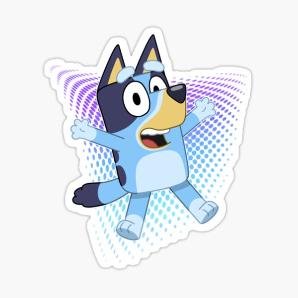 "BLUEY HOT DESIGN T-S" Sticker for Sale by MaxRichardsona | Redbubble