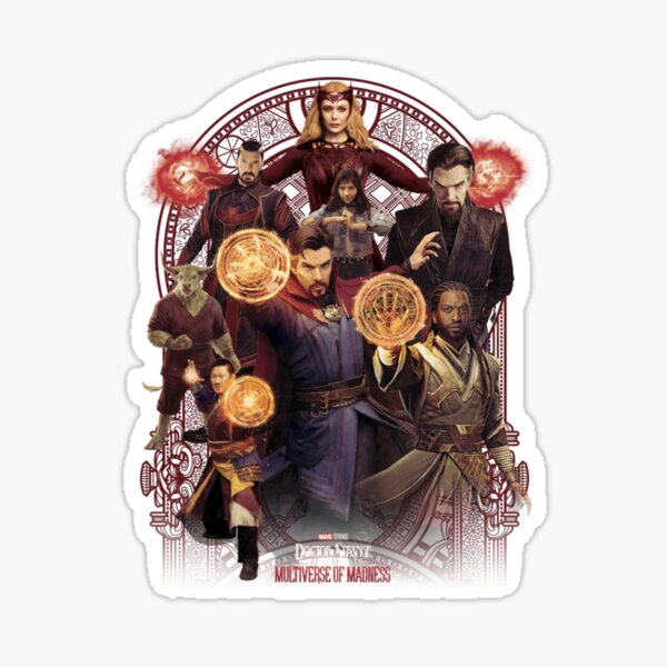 "multiverse.0f.madnessz" Sticker for Sale by perraultlan | Redbubble