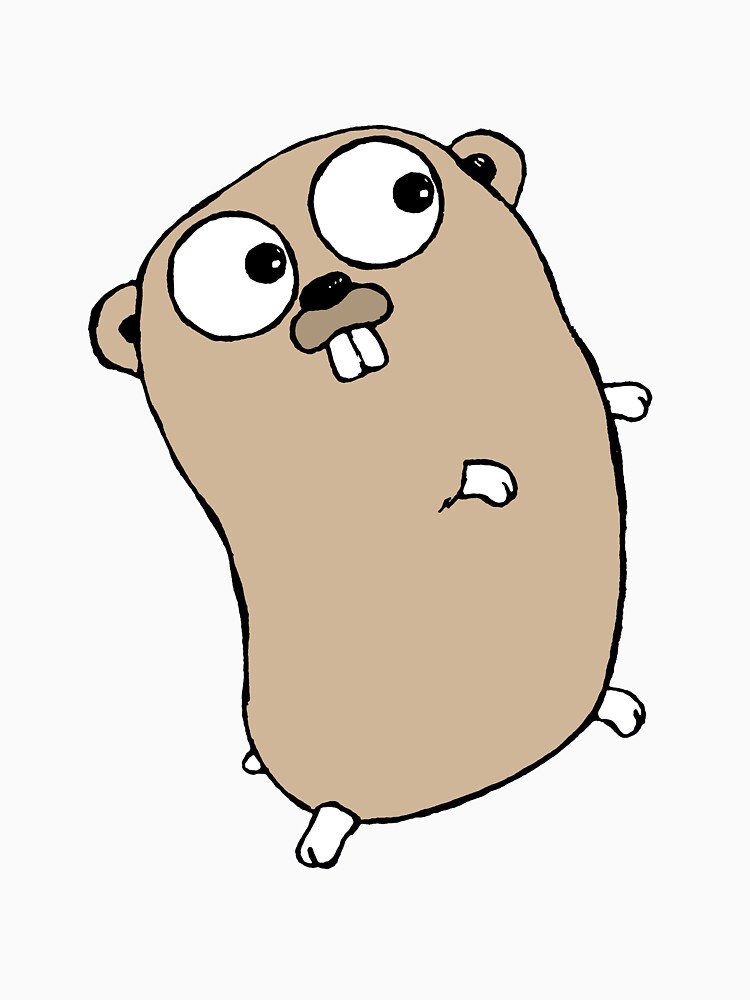 "Golang Gopher" T-shirt for Sale by syndbg | Redbubble | go t-shirts - golang t-shirts - gopher ...