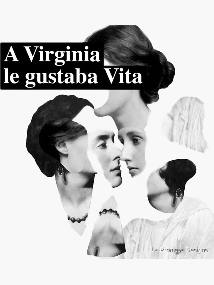 "A Virginia le gustaba Vita" Sticker for Sale by MarcosMorrison | Redbubble