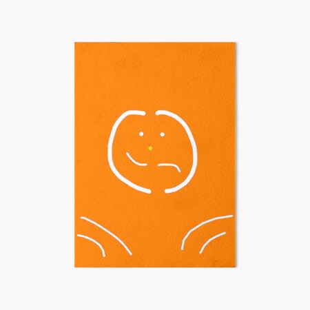 "Happy - Sad?" Art Board Print for Sale by Gizi-Zuckermann | Redbubble