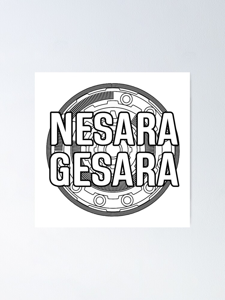 "NESARA GESARA " Poster for Sale by shantilovesart | Redbubble