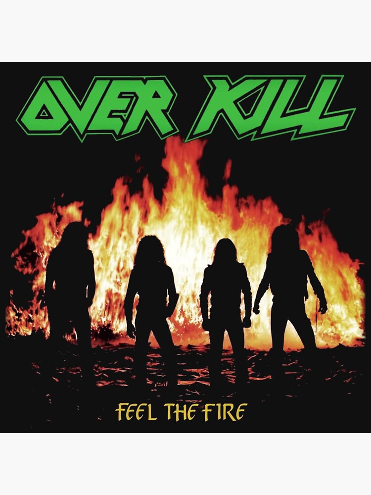 "ghjjkkli>>>>>overkill" Sticker for Sale by brownjkj | Redbubble