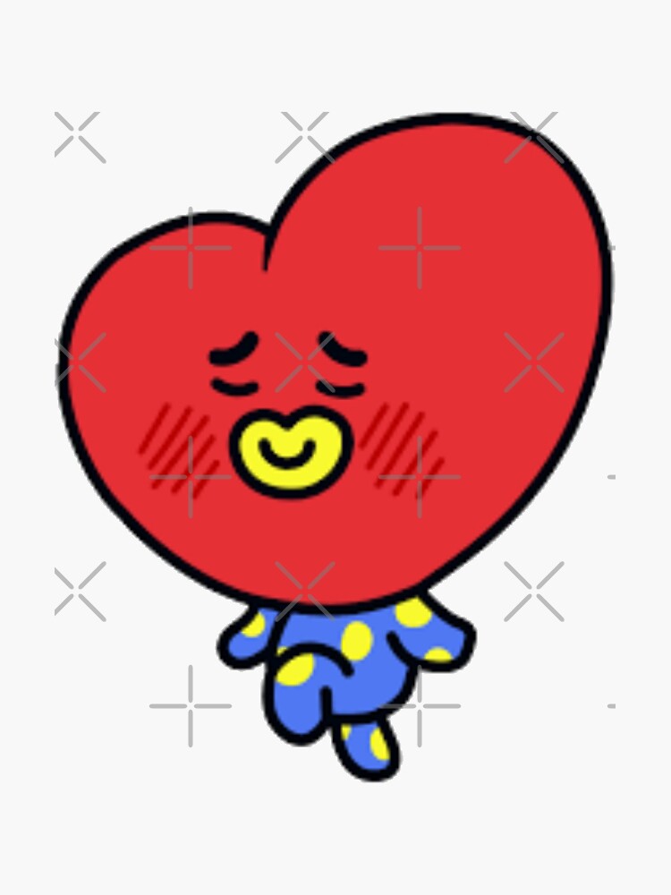 "BTS BT21 V TATA " Sticker for Sale by MJOFFICIAL | Redbubble