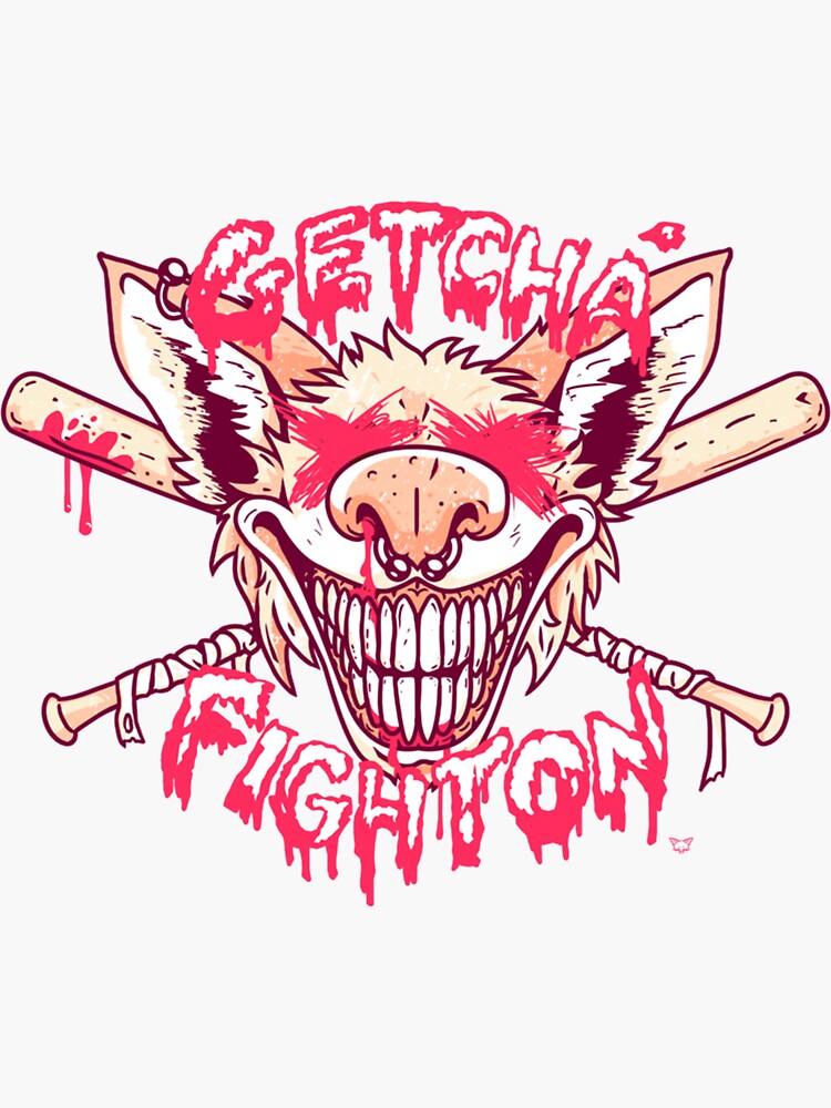 "GET YOUR FIGHT ON " Sticker for Sale by holvClassics | Redbubble