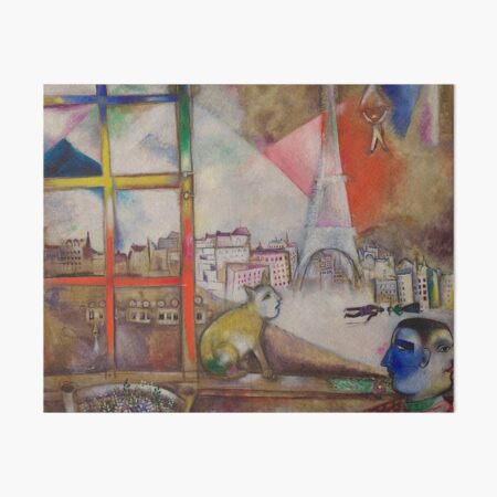 "Paris through the window art of marc chagall classic artwork " Art ...