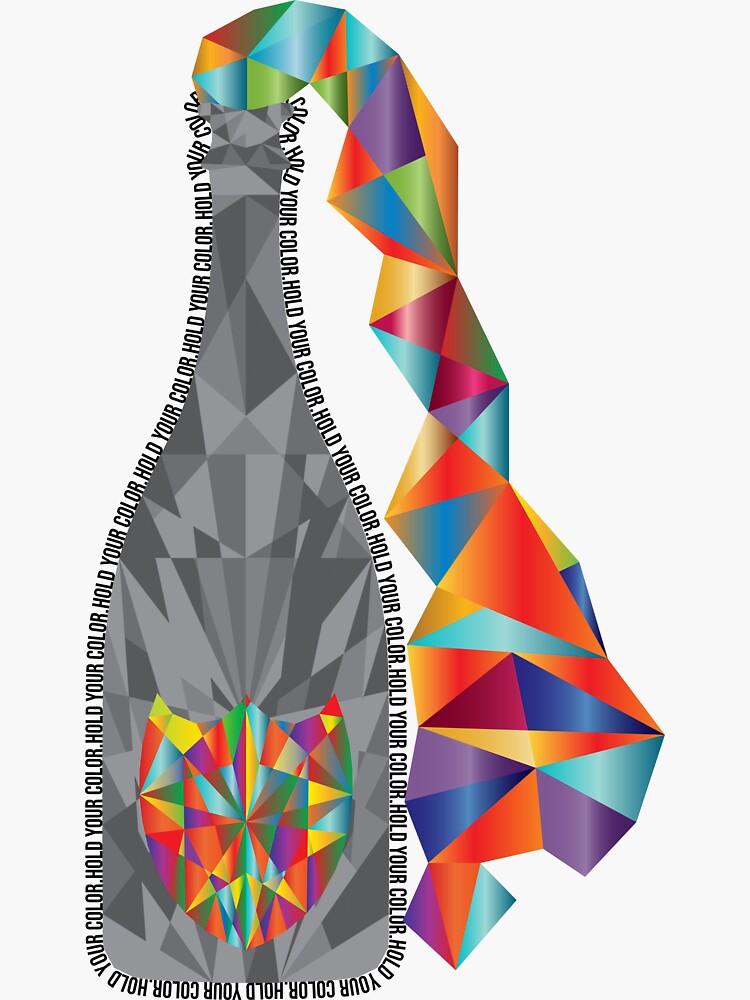 "Hold your color" Sticker for Sale by SVGDESIGN | Redbubble