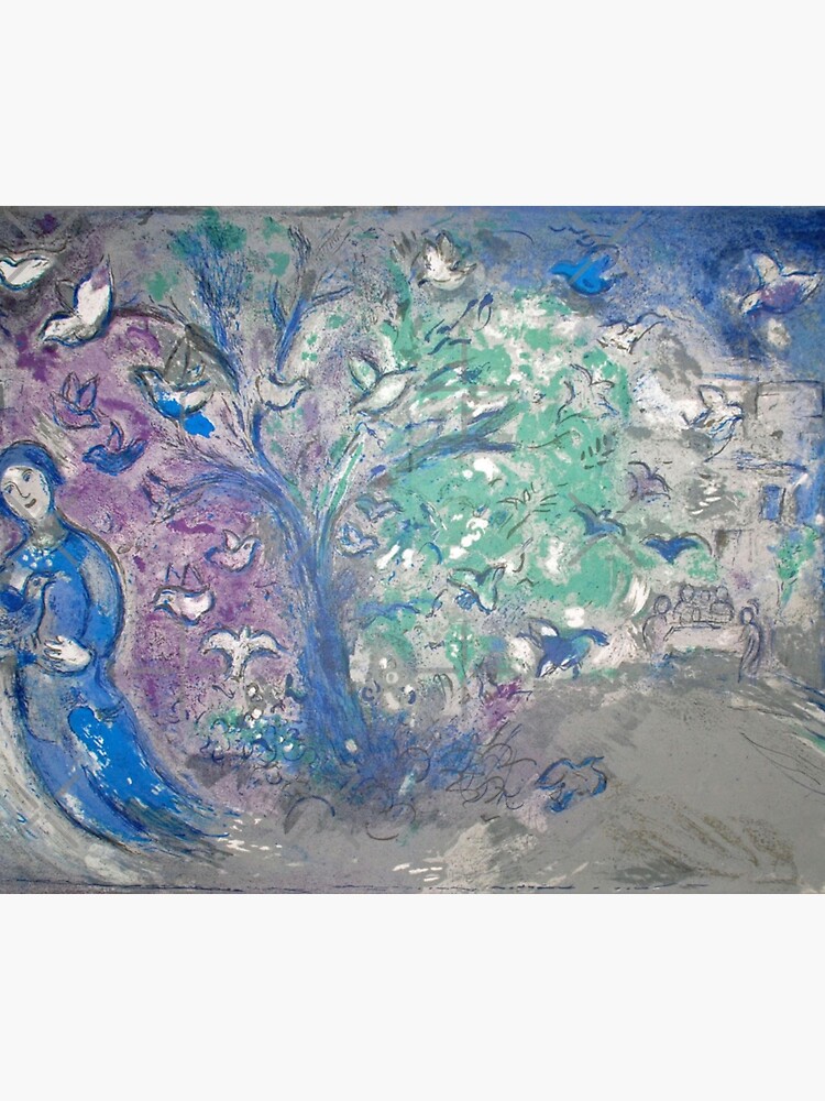 "A green tree art of marc chagall famous poster " Sticker for Sale by ...