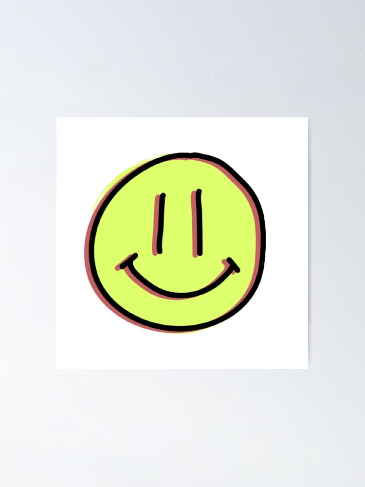 "Bright smiley face" Poster for Sale by theamalia | Redbubble