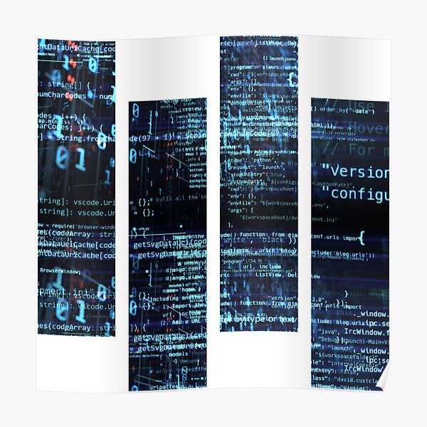 Binary Code Coder Software Developer And Web Developer Poster For Sale By Slsandaruwan 