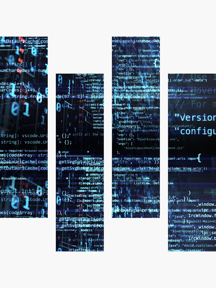 Binary Code Coder Software Developer And Web Developer Sticker For