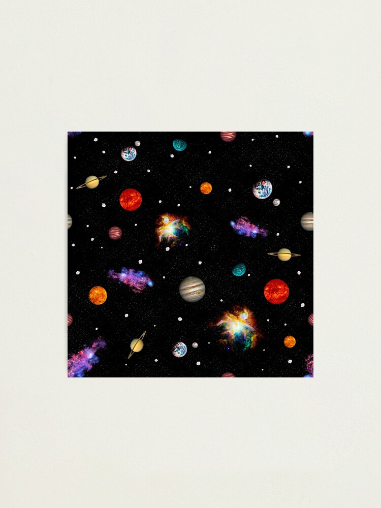 "Cosmic Spring Floral Universe" Photographic Print for Sale by FabiWes ...