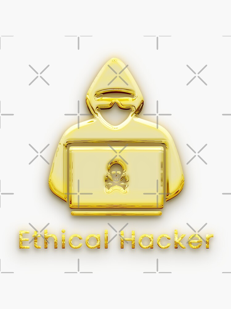 "Ethical hacker 3d t-shirt | ethical hacker 3d art " Sticker for Sale ...