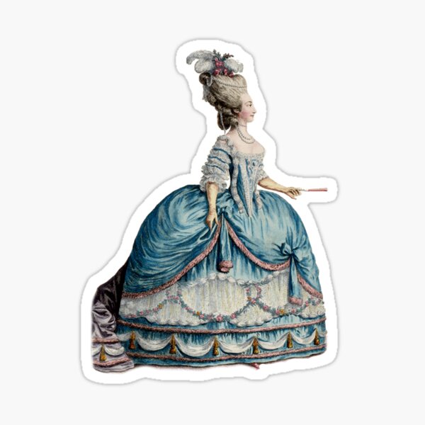"Rococo Princess - Marie Antoinette Era" Sticker for Sale by ...