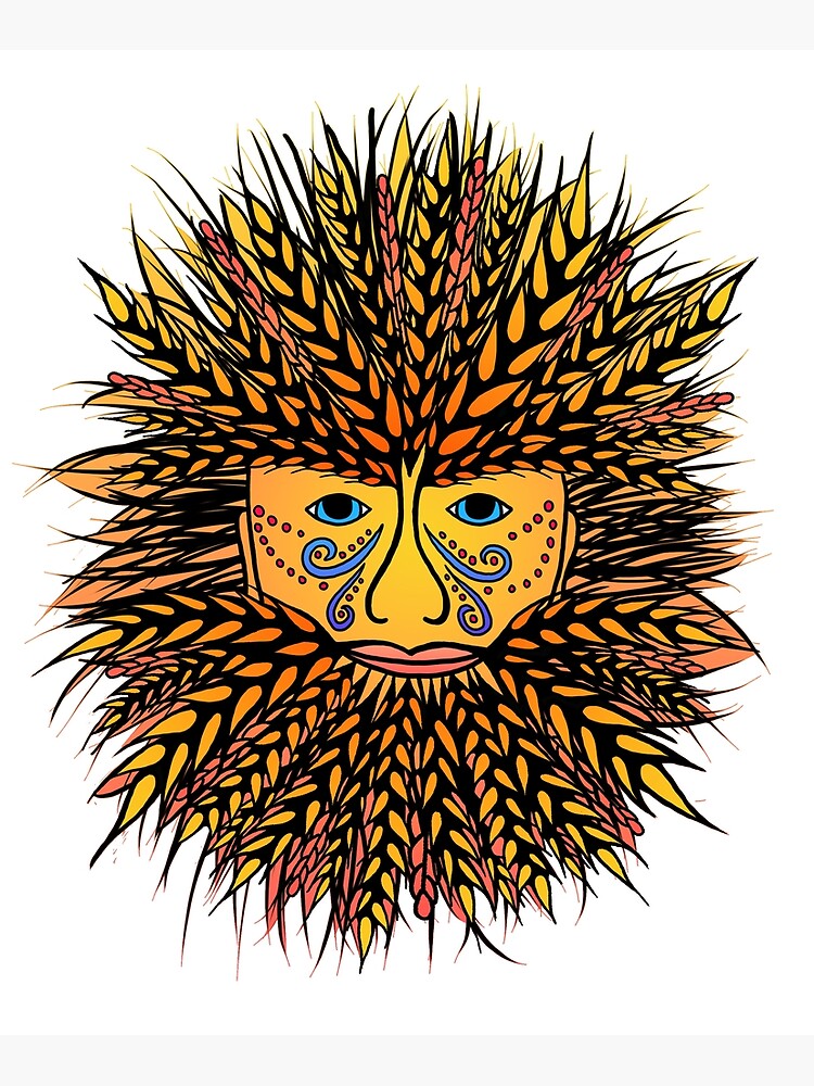 "Celtic Sun God Lugh Portrait, Harvest God Of Lughnasadh, Lammas ...