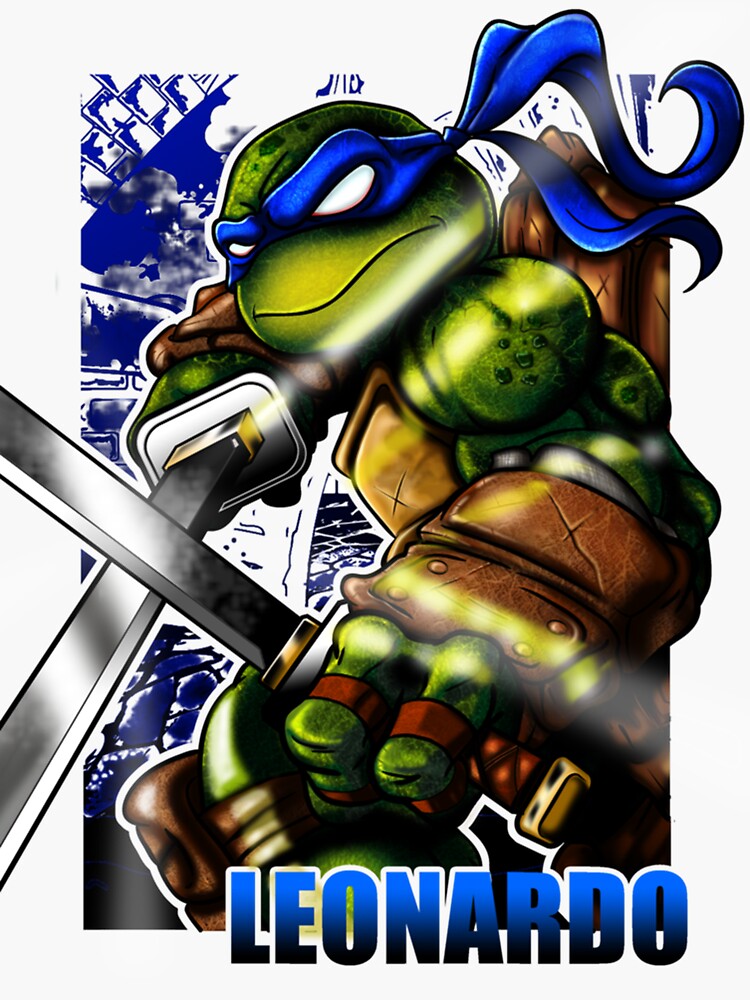 "TMNT - Leo" Sticker for Sale by dosierg | Redbubble